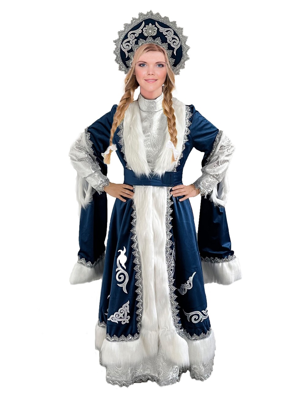 Костюм снегурочки "королева" купить по цене 9990 руб. с доставкой по ...